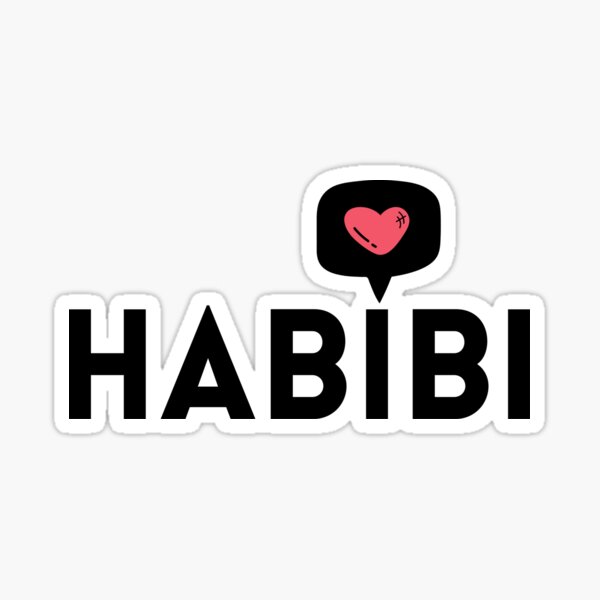 "habibi" Sticker by OsmPro | Redbubble
