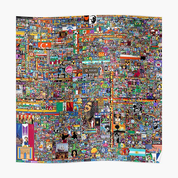 "Place Pixel Art" Poster for Sale by Arthinkink | Redbubble