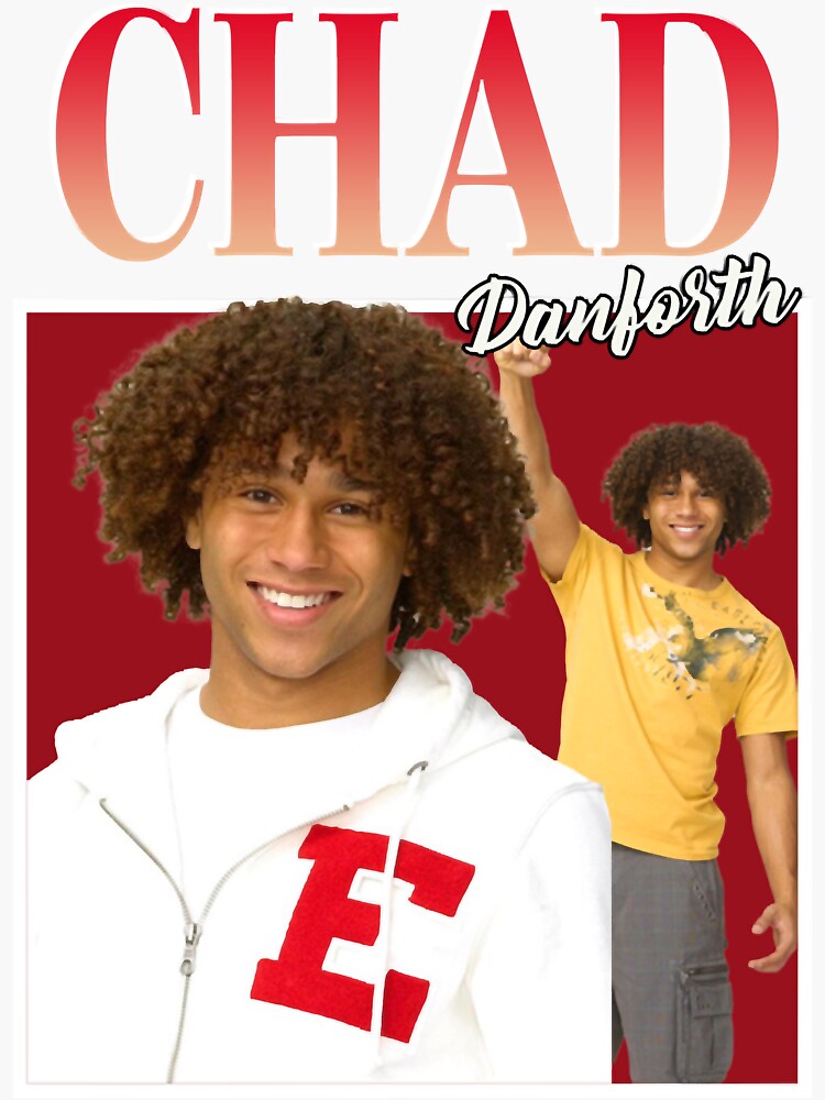 "Chad Danforth" Sticker by NicolasPrice | Redbubble