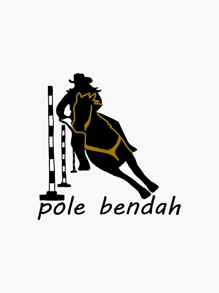 "Pole Bendah" Sticker by nievie | Redbubble