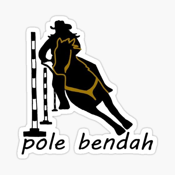 "Pole Bendah" Sticker by nievie | Redbubble