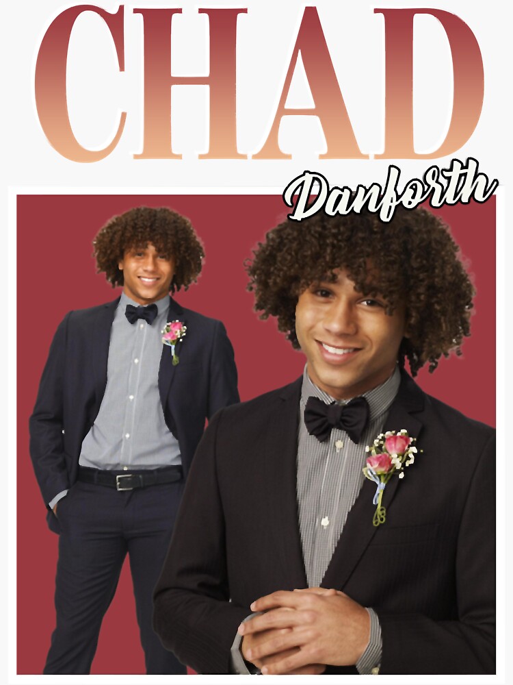 "Chad Danforth" Sticker by MiltonHilpert | Redbubble
