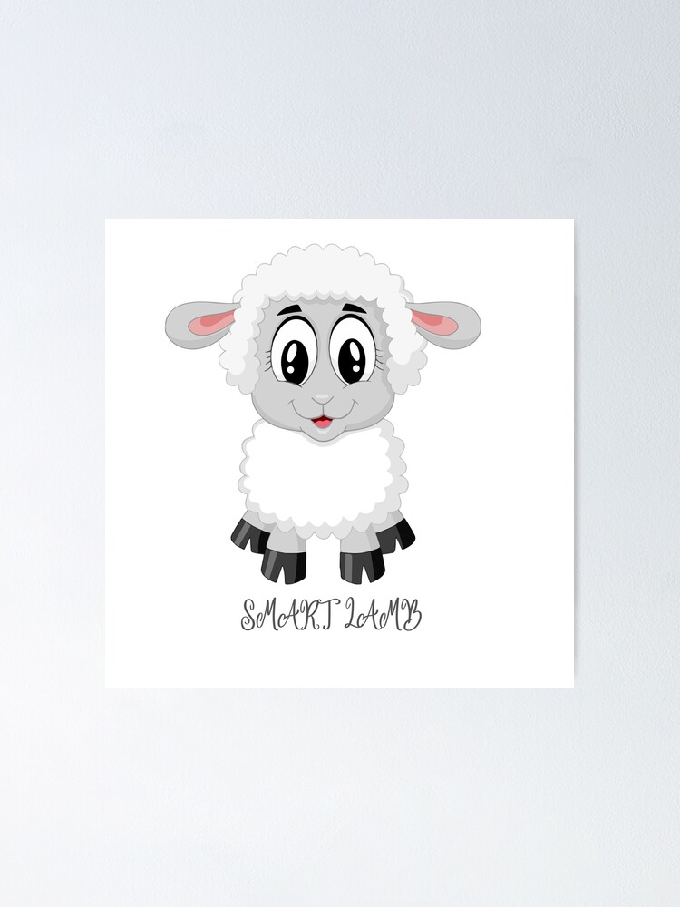 "Lamb smart are goats smart intelligence Rankin Sticker" Poster for ...