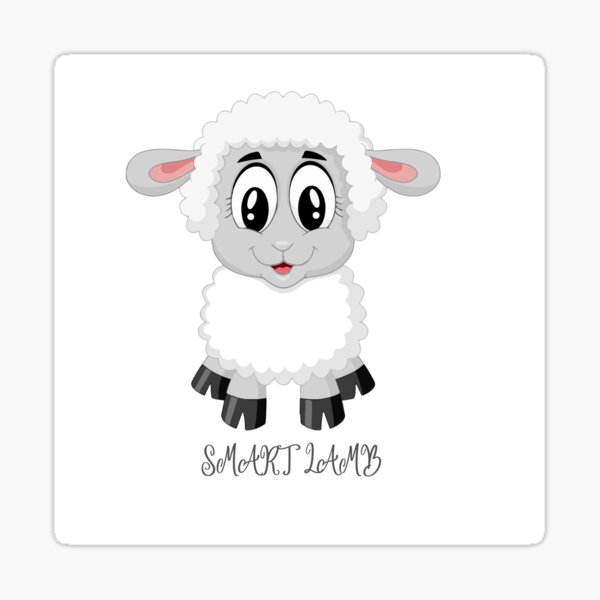 "Lamb smart are goats smart intelligence Rankin Sticker" Sticker by ...