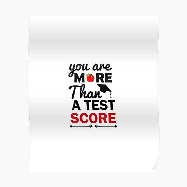 "Test Day Teacher, you are more than a test score, testing teacher ...