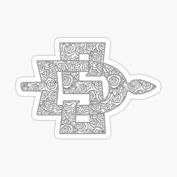 "SDSU - Grey Roses" Sticker for Sale by haileyrochelle | Redbubble