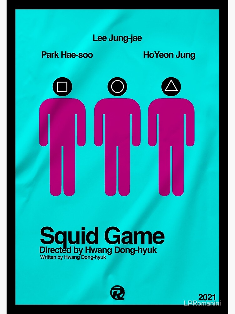 "SQUID GAME Poster" Poster by LPRomanini | Redbubble