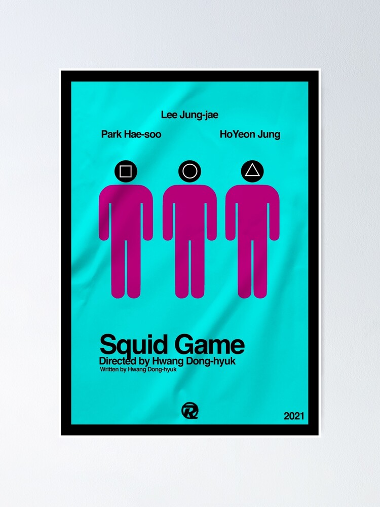 "SQUID GAME Poster" Poster by LPRomanini | Redbubble