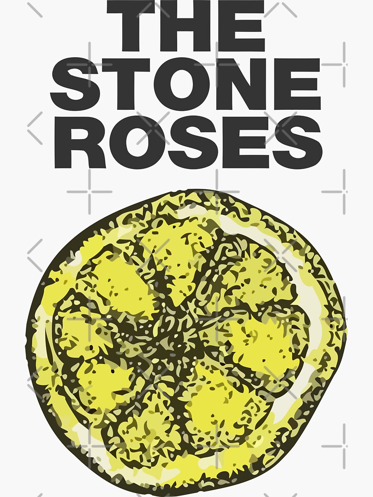 "Stone Roses Merch The Stone Roses Lemon" Sticker by HindoShop | Redbubble
