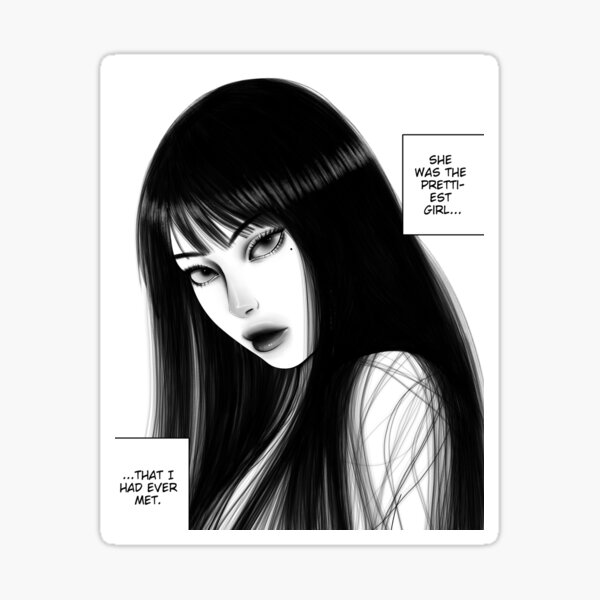 "Tomie" Sticker by tamagork | Redbubble