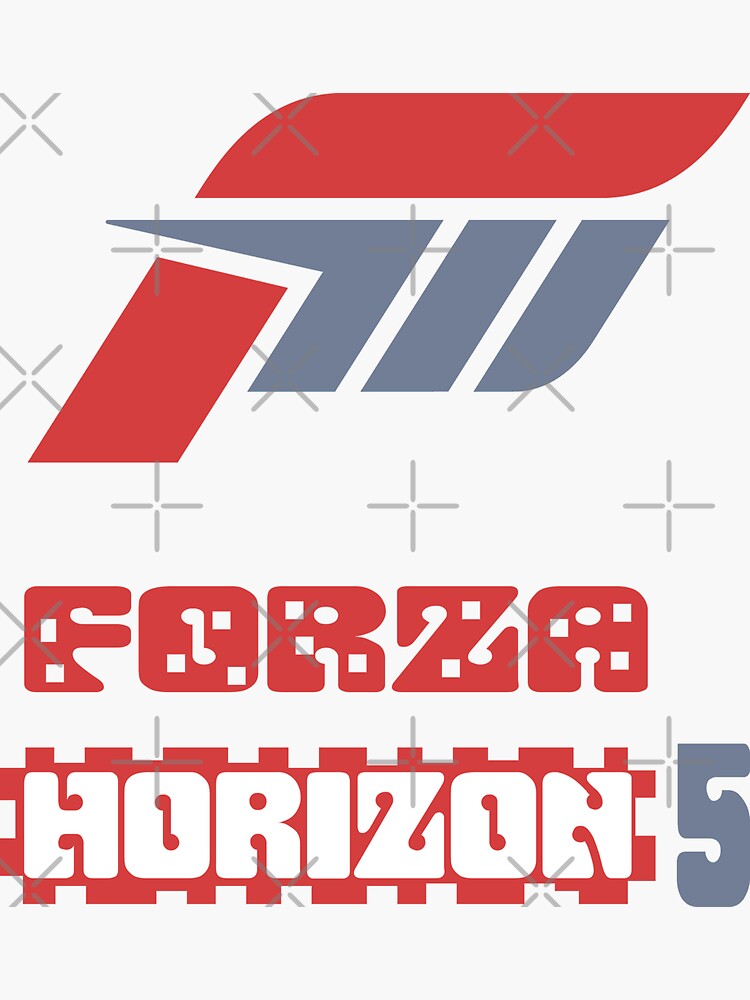 "Forza Horizon 5 Logo" Sticker by MKSEngineer | Redbubble
