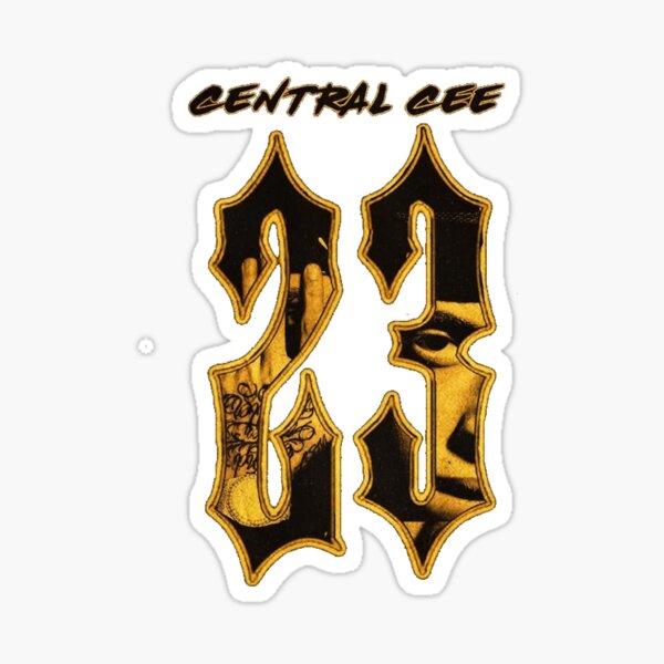 "Central cee UK Drill - 23 Album" Sticker by Yeyherewego | Redbubble