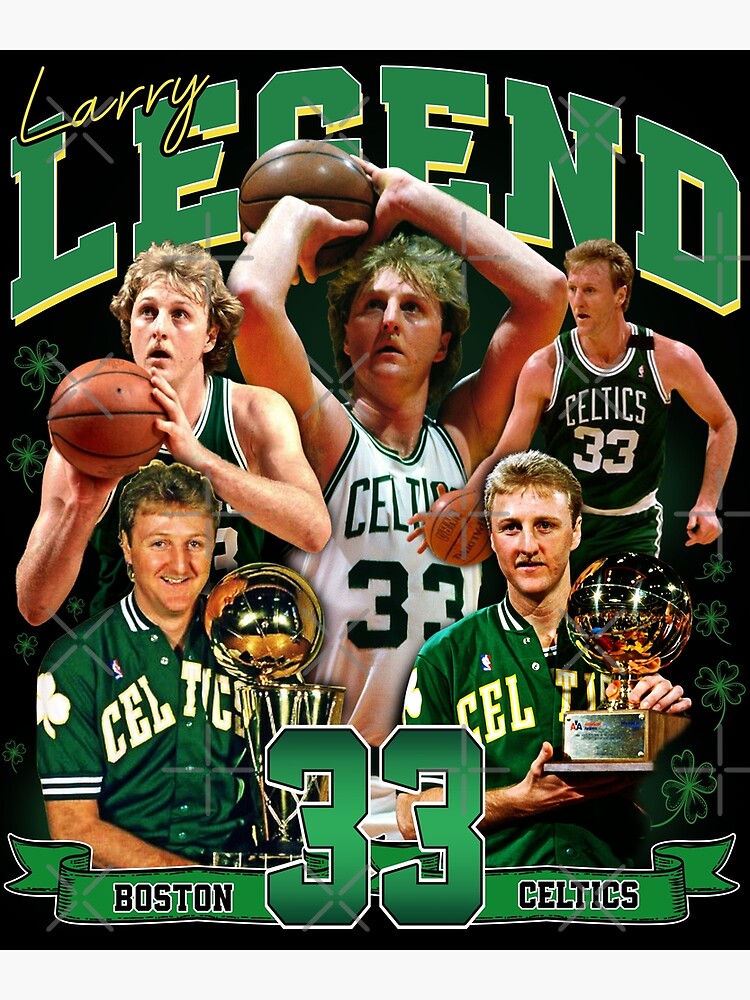 Lámina fotográfica «Larry Bird Larry Legend Air Bird Basketball ...