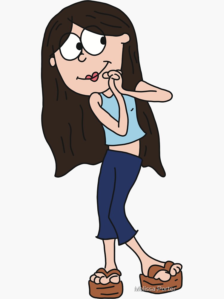 "Shy Lizzie McGuire" Sticker by withmelissap | Redbubble