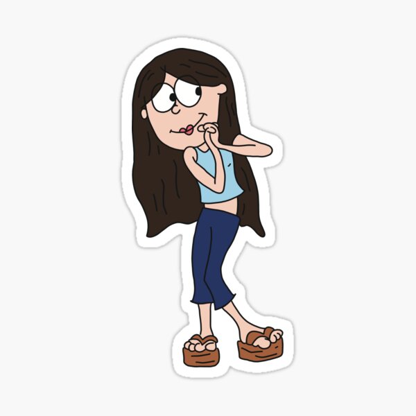 "Shy Lizzie McGuire" Sticker by withmelissap | Redbubble