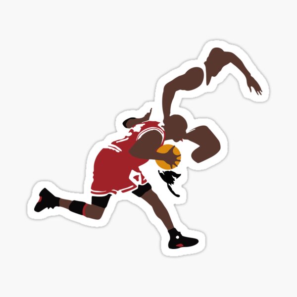 "Michael Jordan: The Last Shot" Sticker for Sale by BasketSession ...