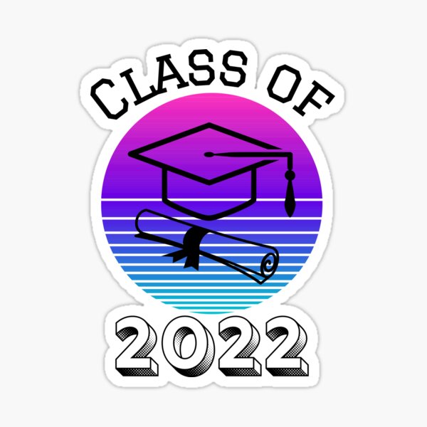 "Senior Graduate 2022" Sticker by RedSparkle | Redbubble