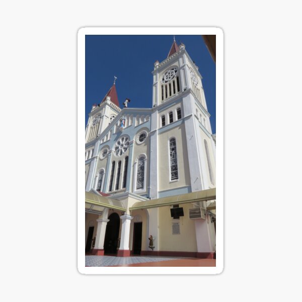 "Cathedral (Baguio)" Sticker by TigerAndRabbit | Redbubble