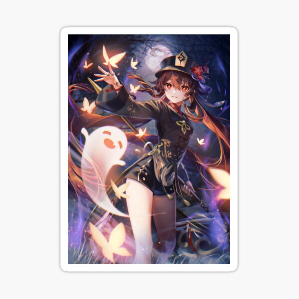 "Fragrance in Thaw Hu Tao Genshin Impact" Sticker by genshinwaifus ...