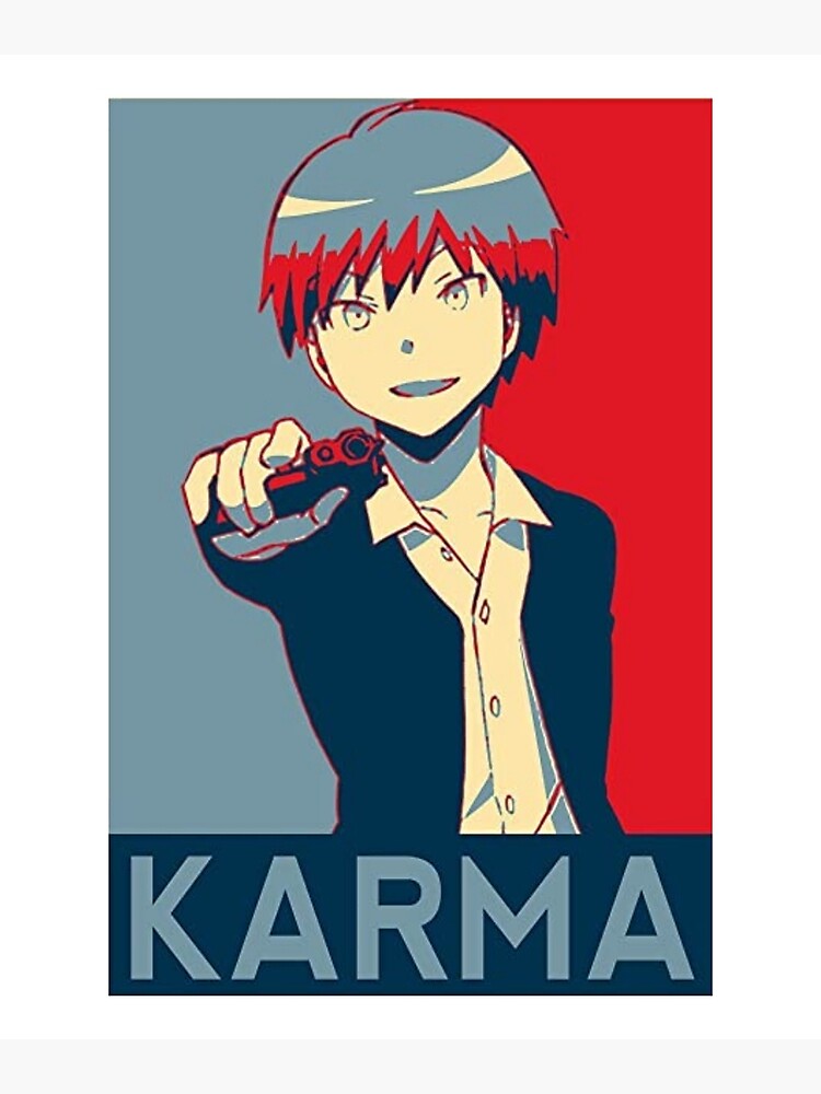 "Karma Akabane" Poster for Sale by SmileIsil | Redbubble