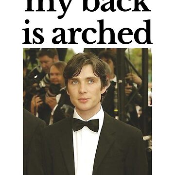 "cillian murphy/my back is arched" Photographic Print for Sale by ...