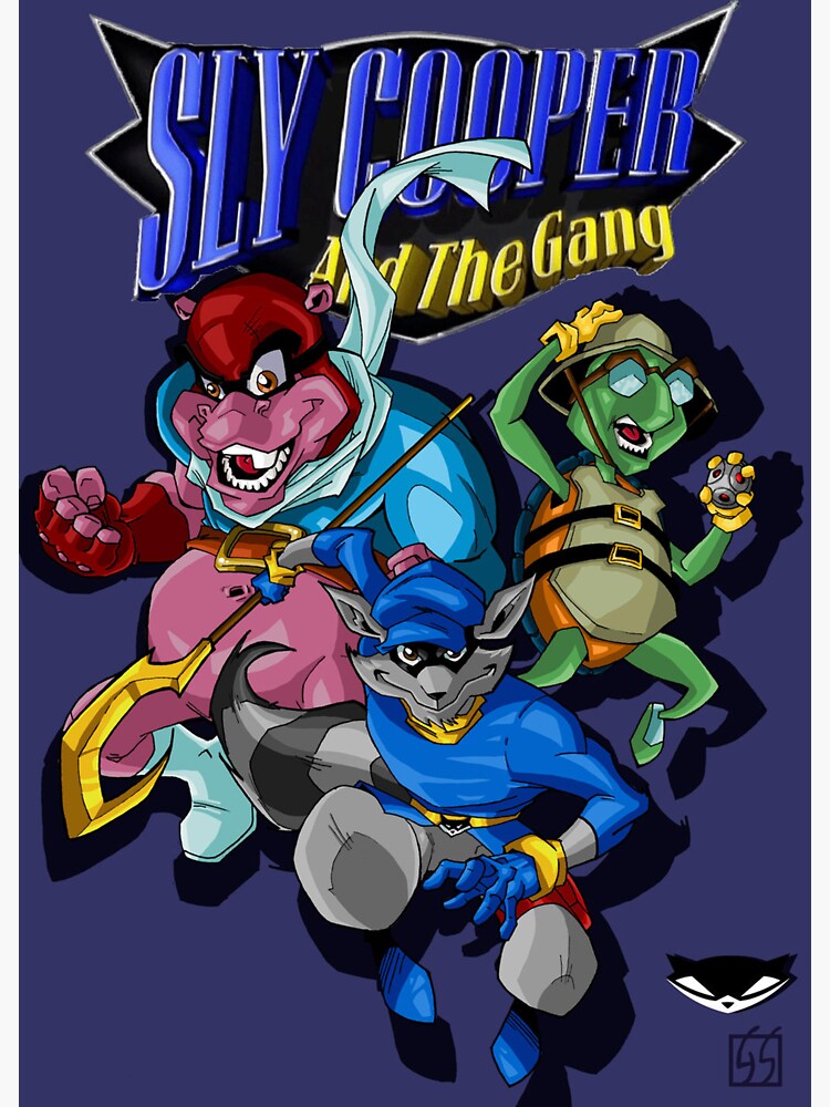 "sly cooper and the gang poster" Sticker by terencemille | Redbubble