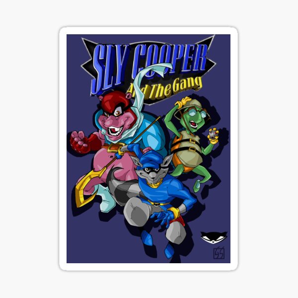 "sly cooper and the gang poster" Sticker by terencemille | Redbubble