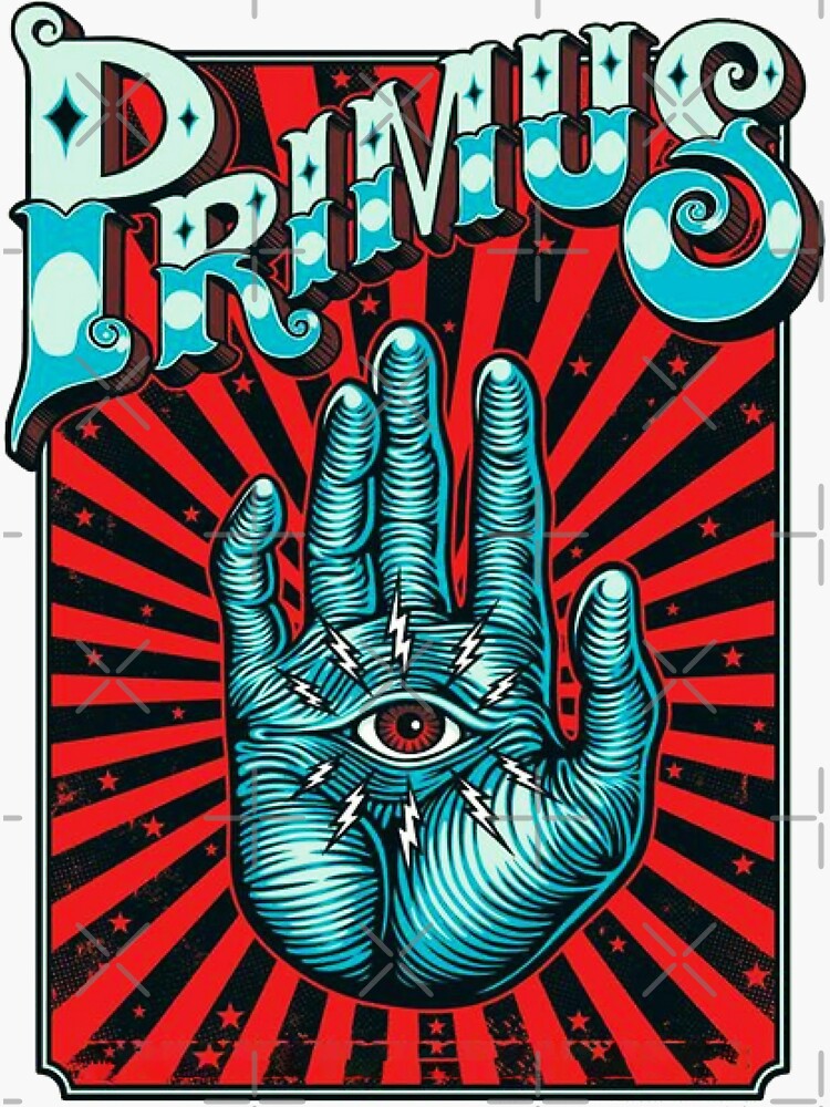 "PRIMUS - Stamp Hand" Sticker for Sale by hills17 | Redbubble