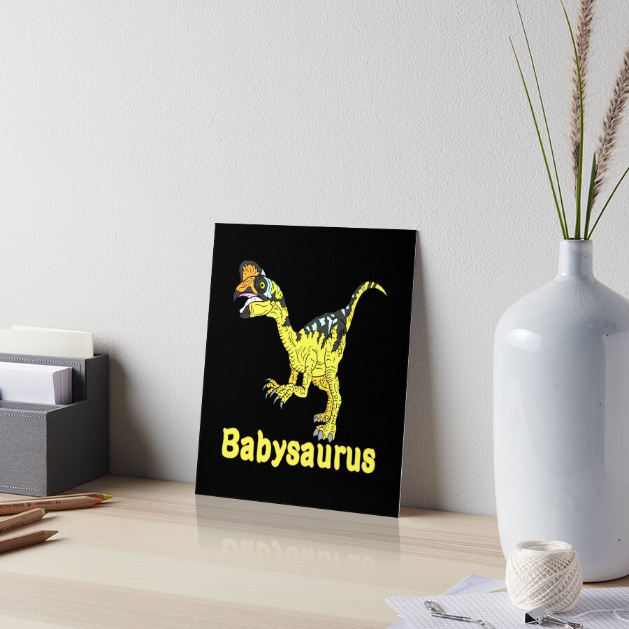 "Babysaurus" Art Board Print for Sale by FarrukoSabrina | Redbubble