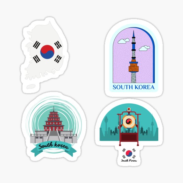 "Souel South Korea Sticker Pack" Sticker for Sale by Forever-Sun ...