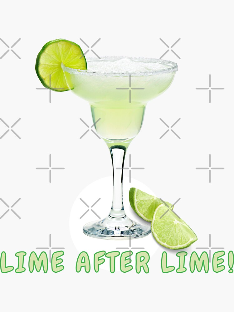 "Lime After Lime!" Sticker by CatsPa | Redbubble