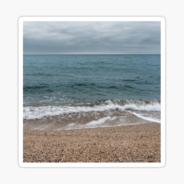 "Azov Sea beach 2 Chiffon Top" Sticker by GunLoots | Redbubble