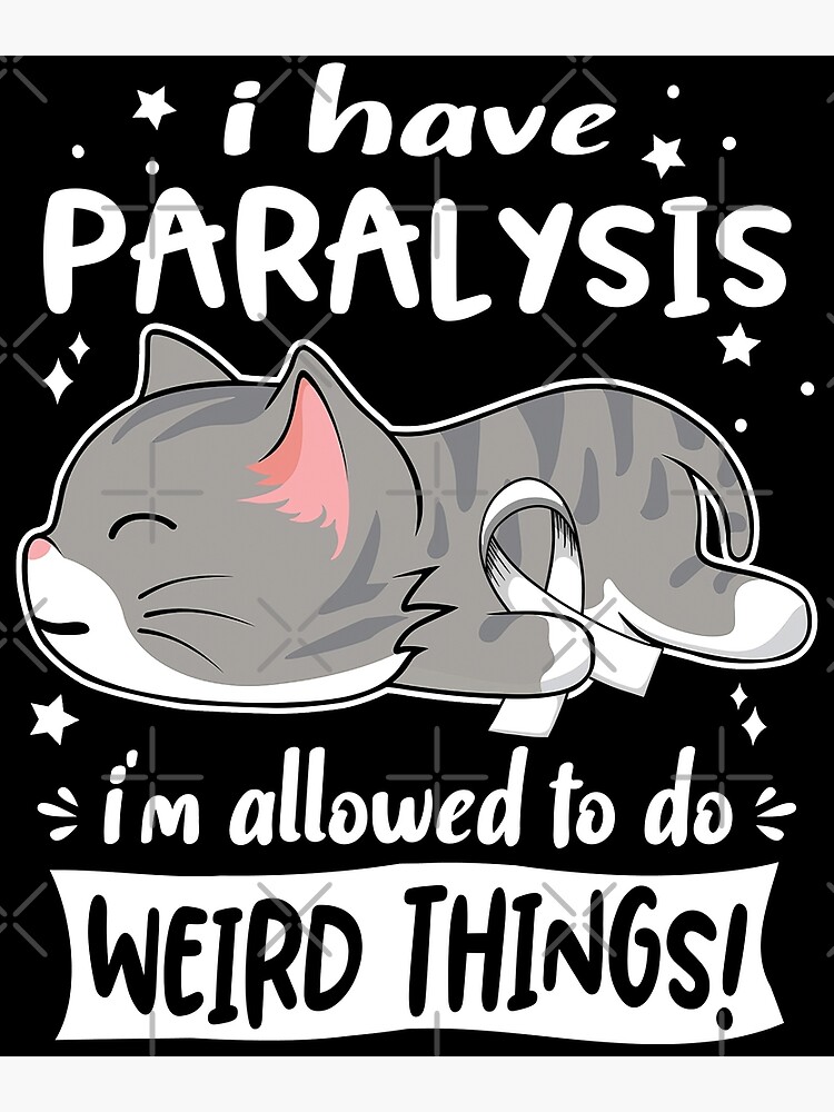 Lámina fotográfica «Conciencia de parálisis, tengo parálisis, ¡puedo ...