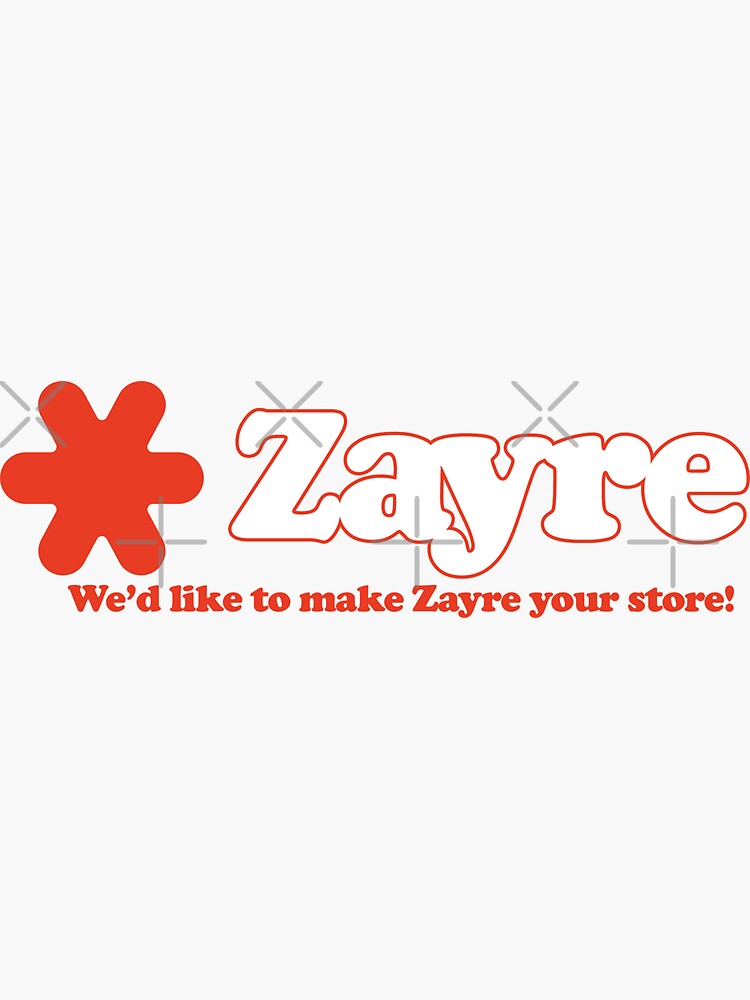 "Zayre Department Stores" Sticker for Sale by TeeArcade84 | Redbubble