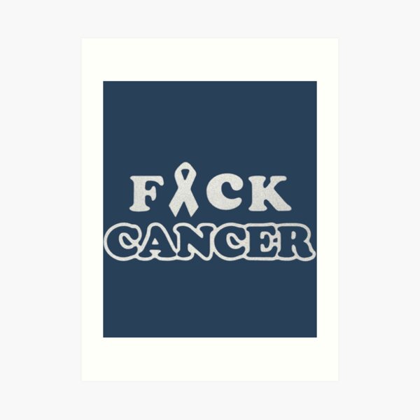 "FCK CANCER! logo " Art Print for Sale by MazeVintageSto | Redbubble
