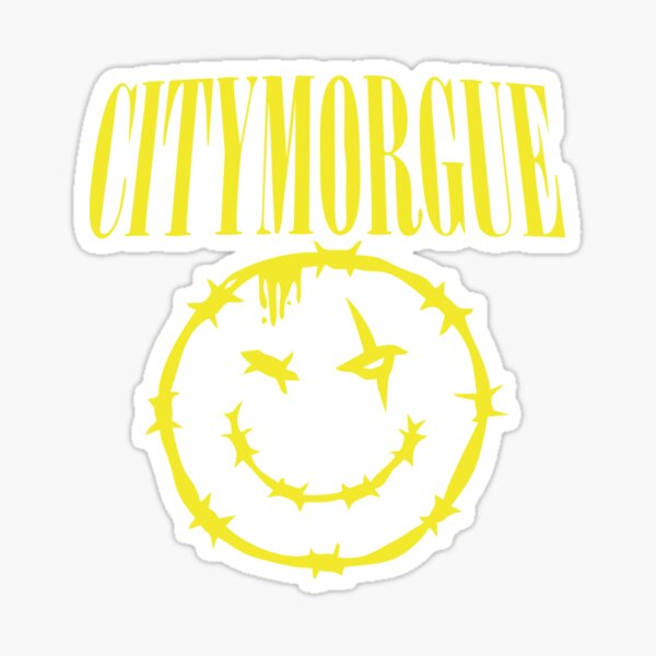 "Morgue-merch" Sticker by awasanti | Redbubble