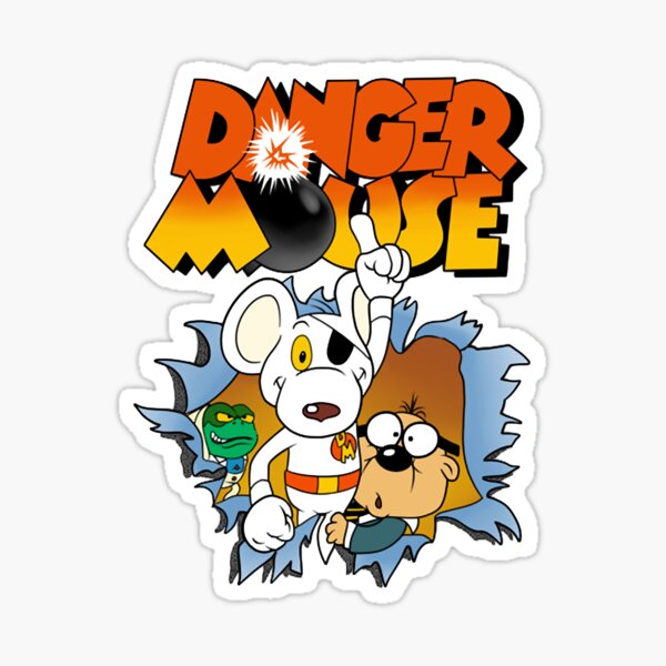 "Danger Mouse Essential" Sticker for Sale by SharonWelch | Redbubble