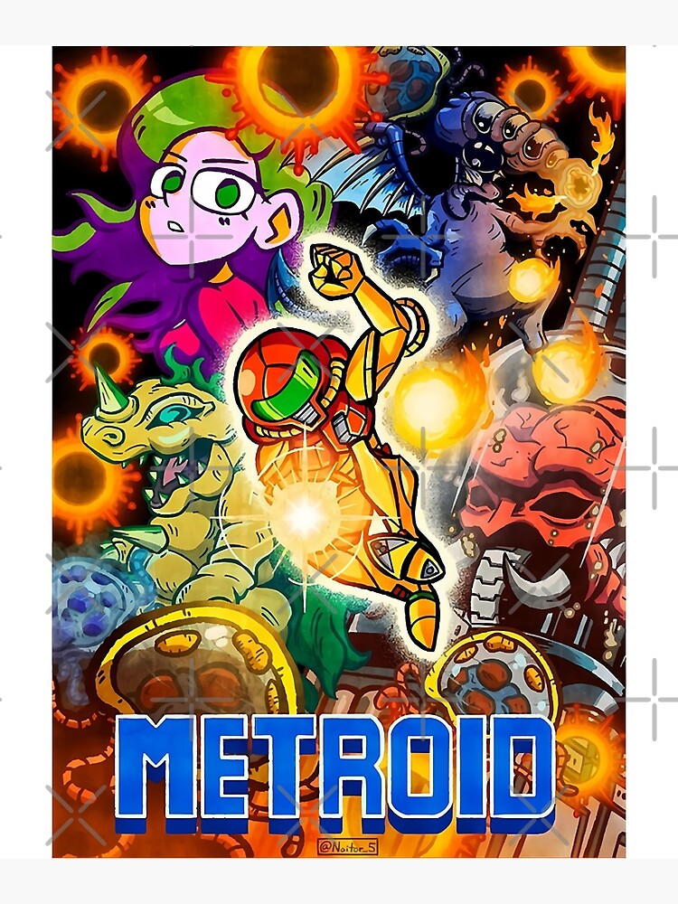 "Special Present Metroid Nes Illustration" Poster for Sale by ...
