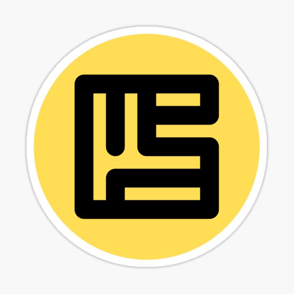 "MELA solid yellow" Sticker for Sale by sanpabloavenue | Redbubble
