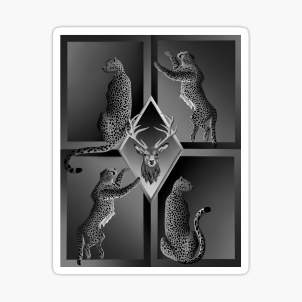 "Predators and Prey" Sticker by kikibear001 | Redbubble