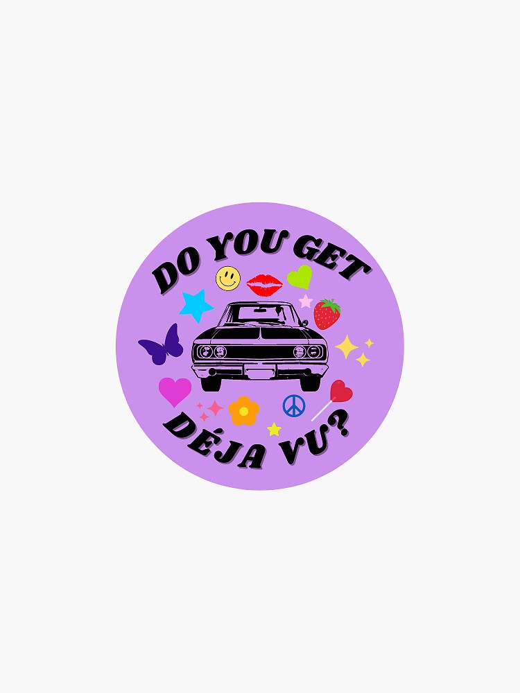 "Deja Vu" Sticker by daniellenguyen | Redbubble