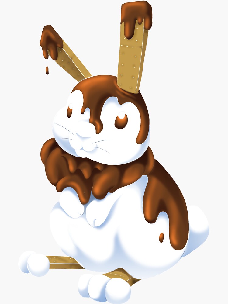 "Smores Bunny" Sticker by TrixyFox | Redbubble
