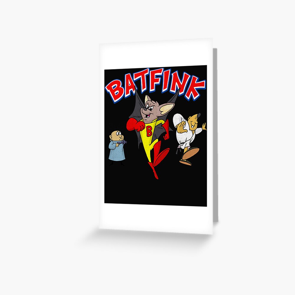 "Batfink the Bat Superhero 60s Cartoon Character, his aide Karate, and ...