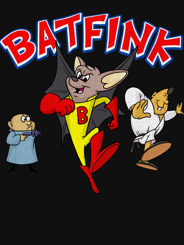 "Batfink the Bat Superhero 60s Cartoon Character, his aide Karate, and ...