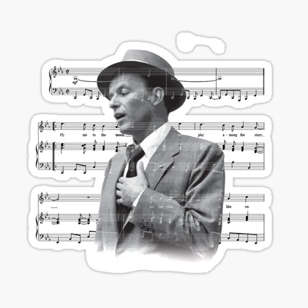 "At the Sands (Frank Sinatra)" Sticker by sonnyezjcc | Redbubble