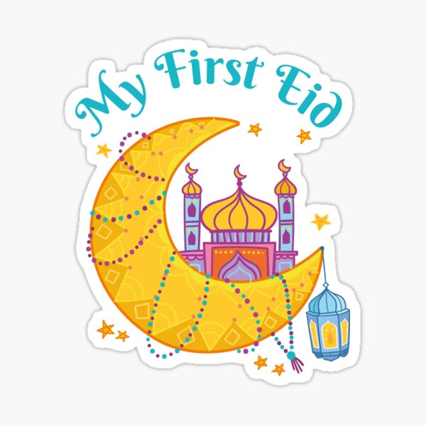 "My First Eid" Sticker by TrashLIT | Redbubble