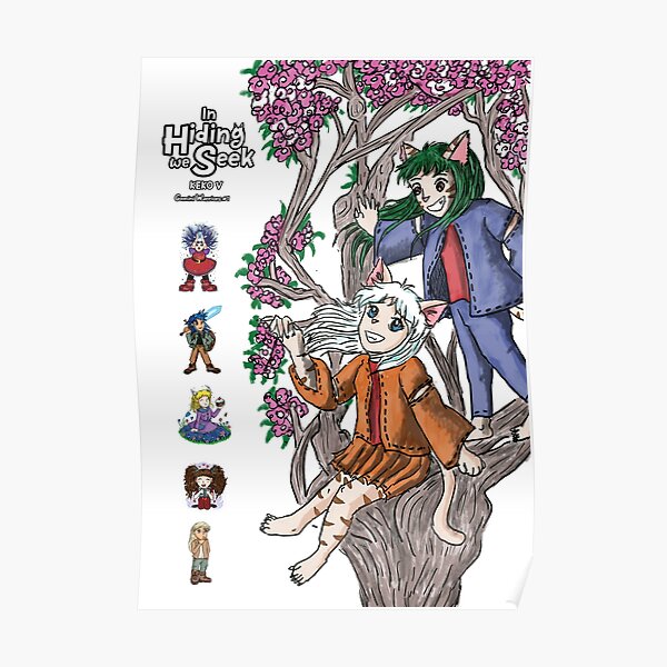 "Cute chibi In Hiding we Seek characters" Poster for Sale by ...