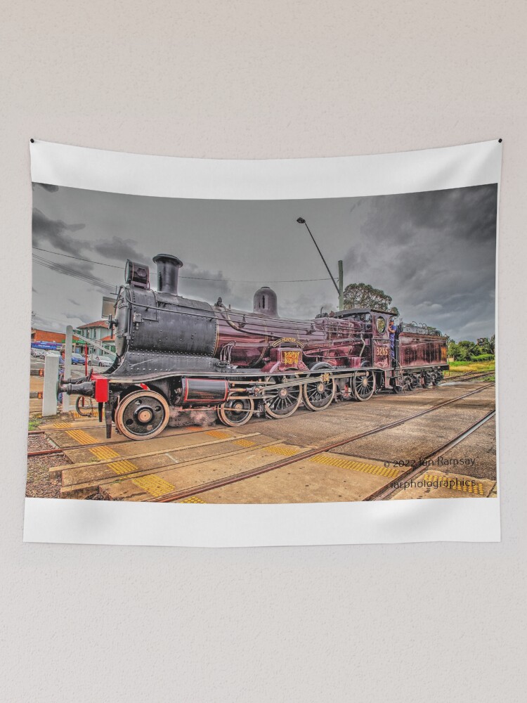 "Steam locomotive 3265." Tapestry for Sale by Ian Ramsay | Redbubble