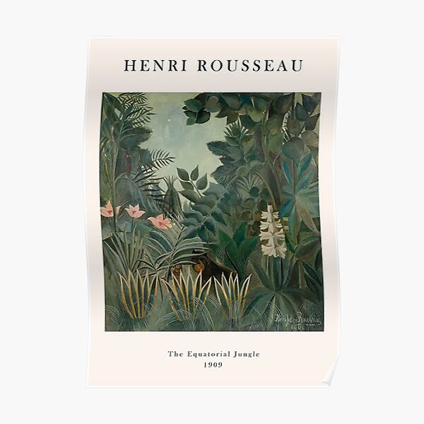 "henri rousseau" Poster for Sale by barrvirgina | Redbubble