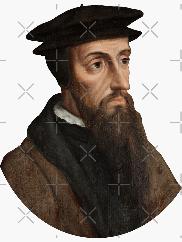 "John Calvin Portrait 1550 Christian Reformist Protestant oil painting ...